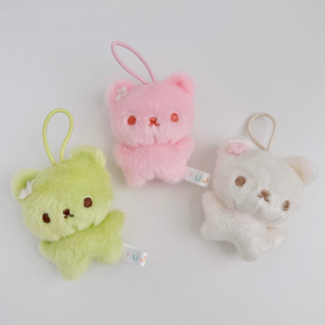 Mochi Bear Plush Keychains Full Set – Fujibee