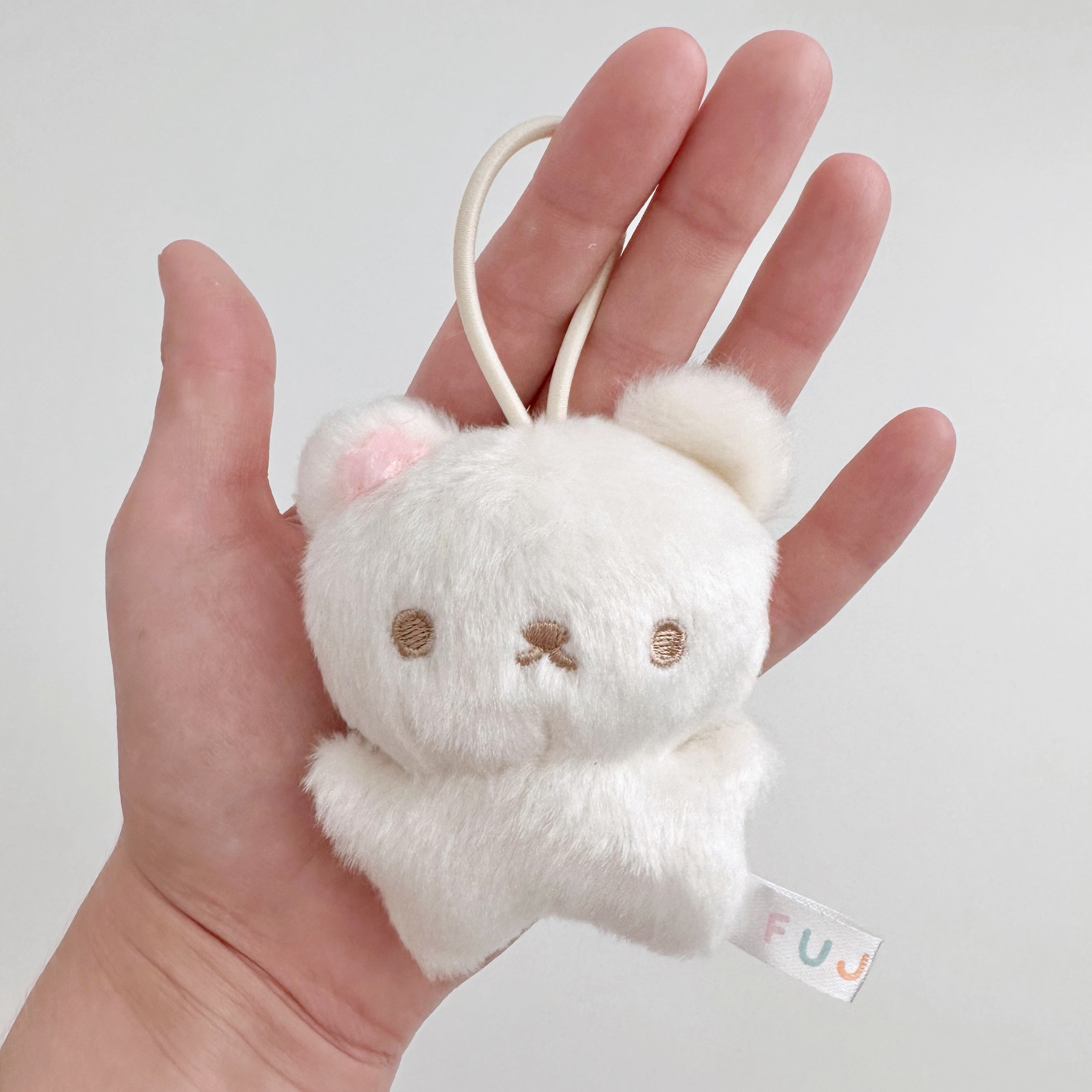 Vanilla Mochi Bear Plush Keychain – Fujibee